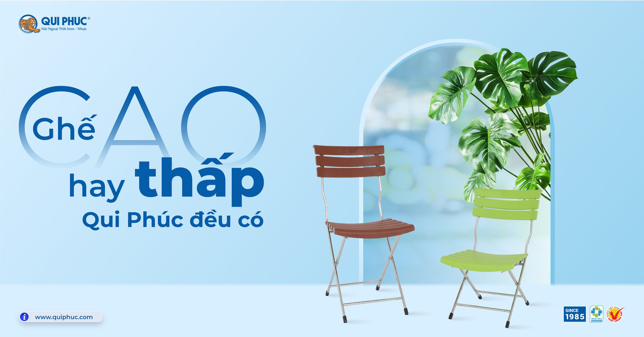 Ghế Cao Hay Thấp - Chọn Đúng Một Lần, Dùng Mãi Lâu Dài – Qui Phúc - Nội ...