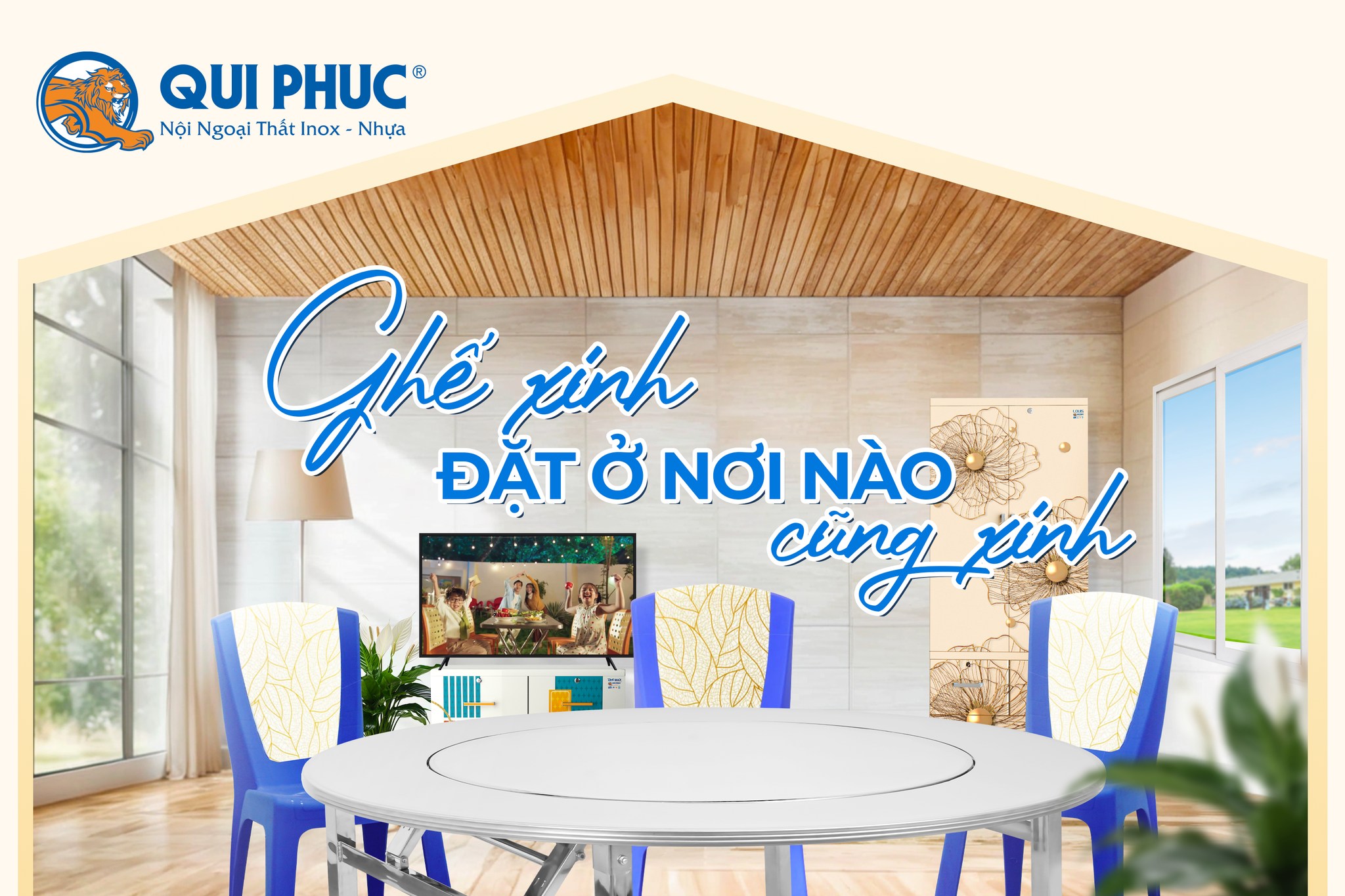 Ghế Dựa Lớn Jumbo: Một Chiếc Ghế – Mọi Không Gian – Nội Ngoại Thất Inox ...