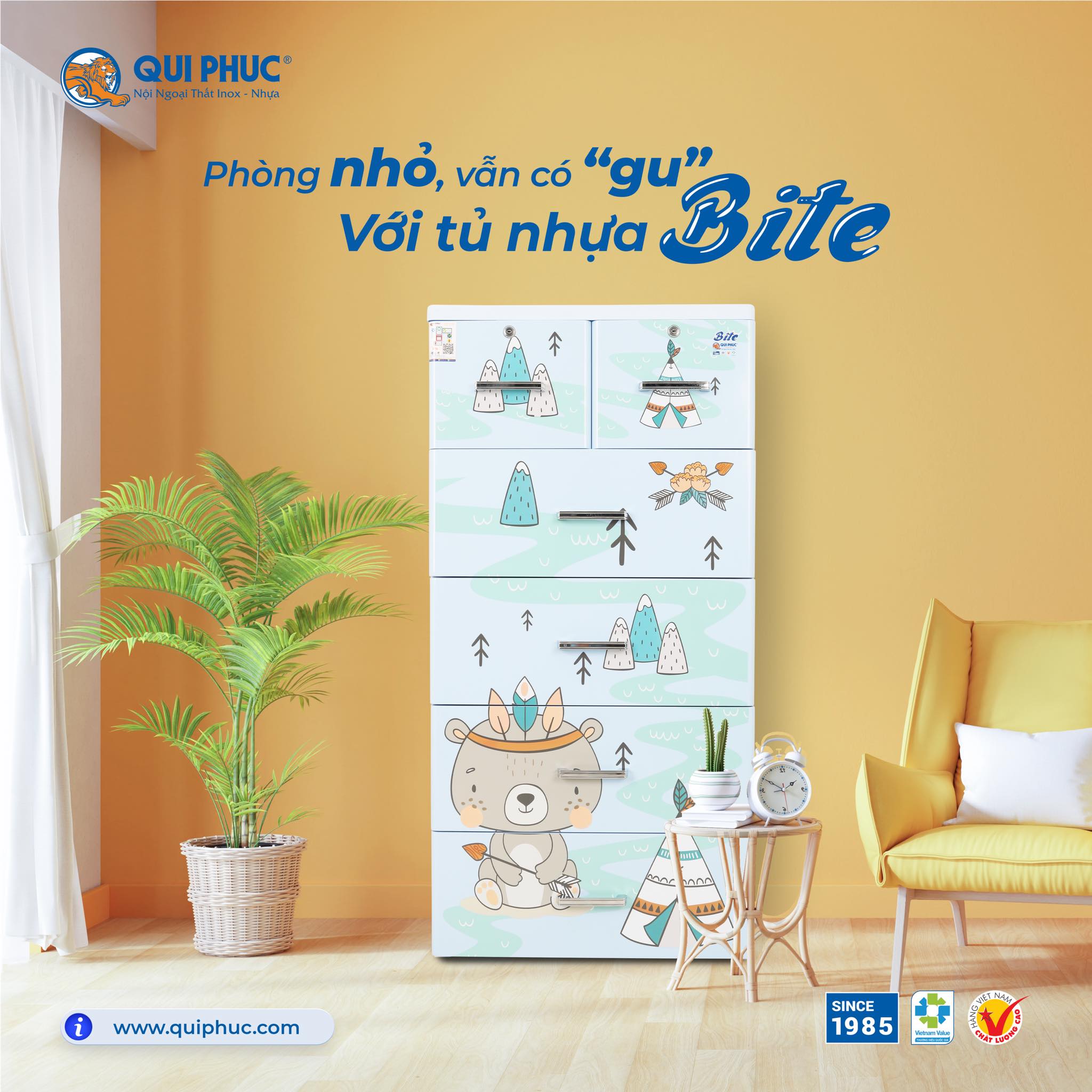 Phòng Nhỏ, Vẫn Có “Gu” Với Tủ Nhựa Bite – Nội Ngoại Thất Inox Nhựa ...