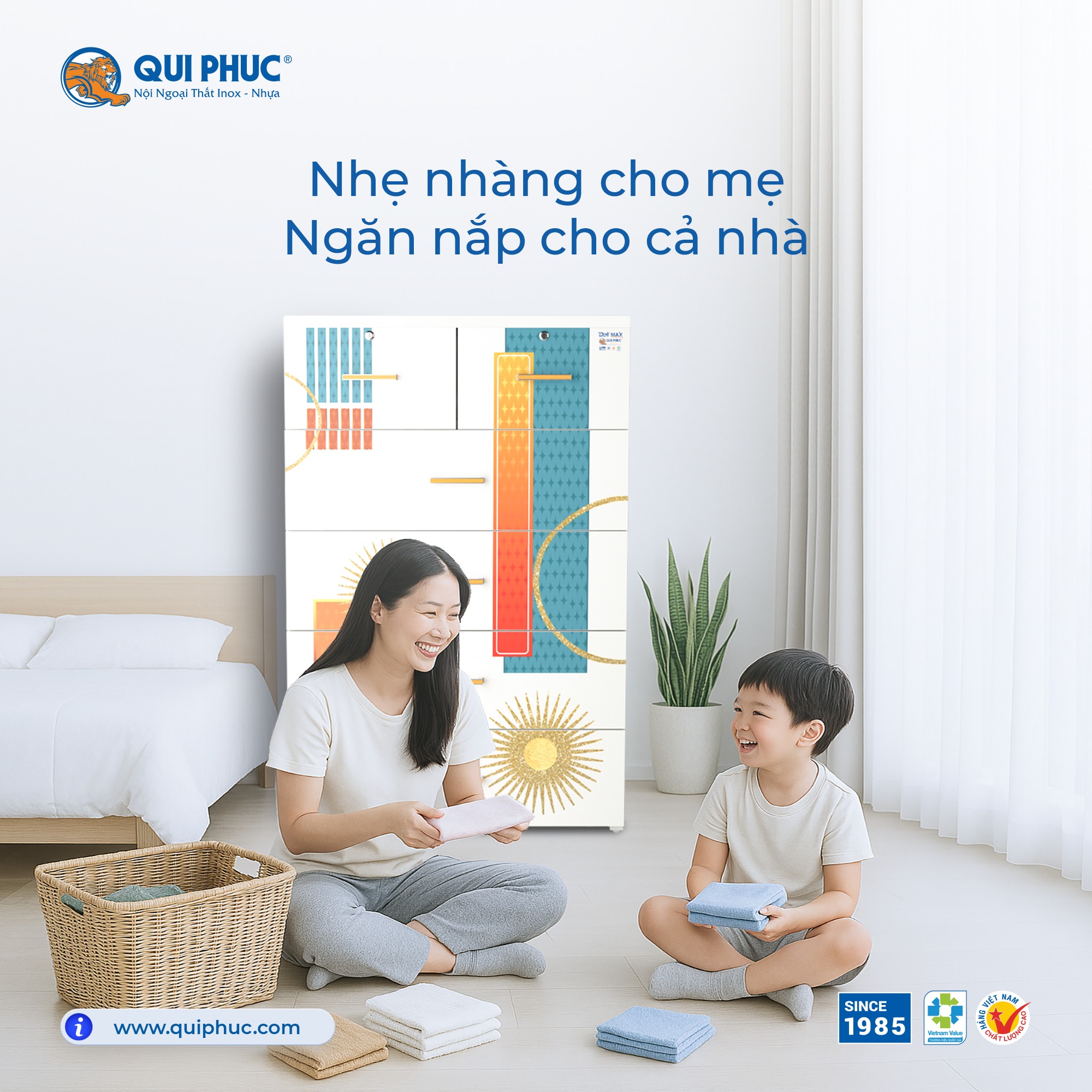 Tủ Deli Max – Nơi Mẹ Xếp Gọn Yêu Thương, Nhà Thêm Ngăn Nắp