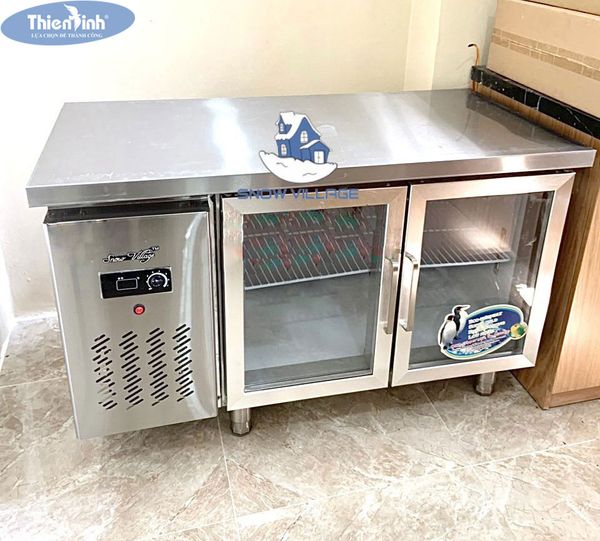 Bàn mát 2 cánh kính Snow Village 1.2M PLO.18L2CBL – THIÊN BÌNH GROUP