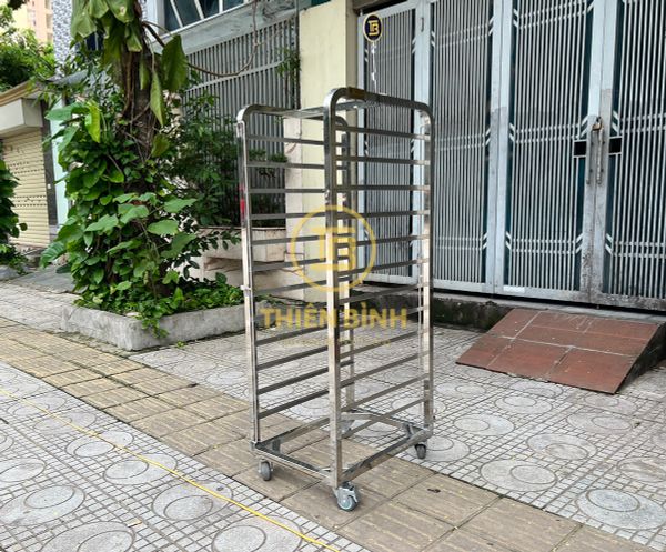 Xe đẩy khay inox 12 tầng - Sản xuất theo yêu cầu – Nhà Phân phối Thiên ...
