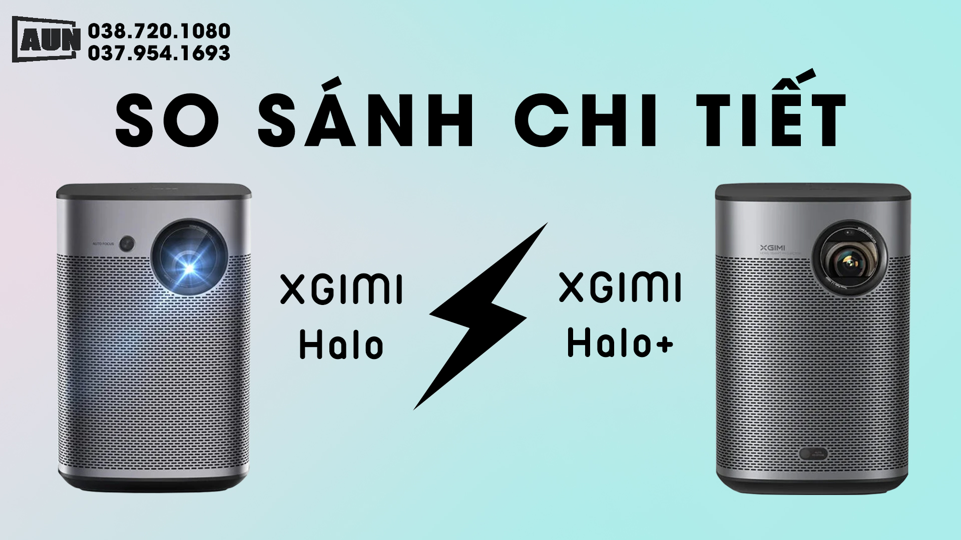 SO SÁNH CHI TIẾT XGIMI HALO VÀ XGIMI HALO PLUS – MẮT THẤY TAI NGHE