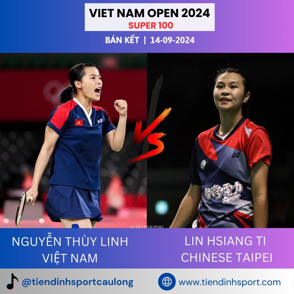 Nguyễn Thùy Linh - Đại diện duy nhất Việt Nam lọt vào Việt Nam Open 20 ...