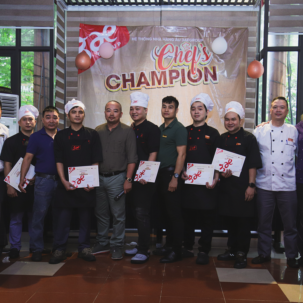 CUỘC THI “CHEF CHAMPION” - SÁNG TẠO ẨM THỰC CÙNG 3AE GROUP