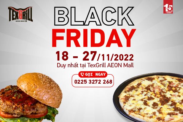 Cơn sốt Black Friday đổ bộ Texgrill AEON MALL