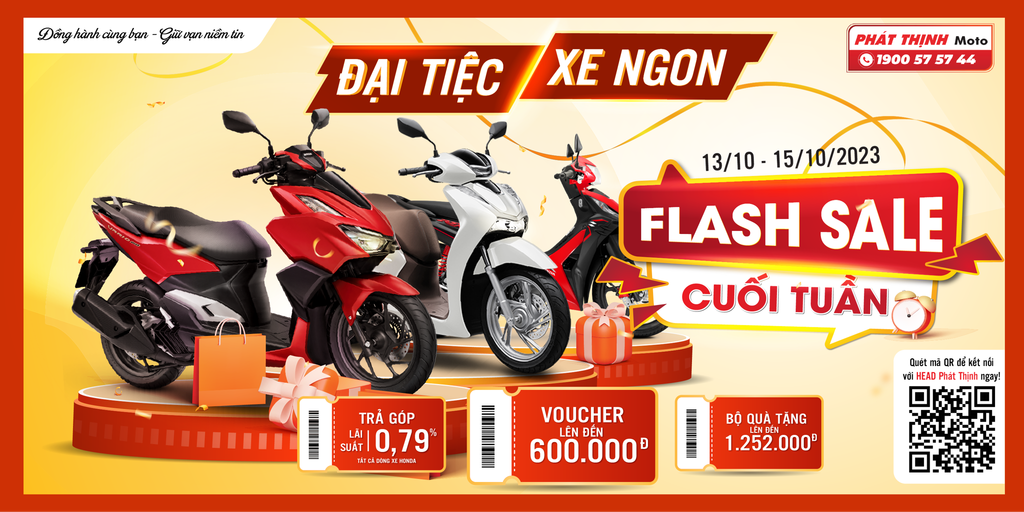 FLASH SALE CUỐI TUẦN | ĐẠI TIỆC XE NGON – HEAD Honda Phát Thịnh