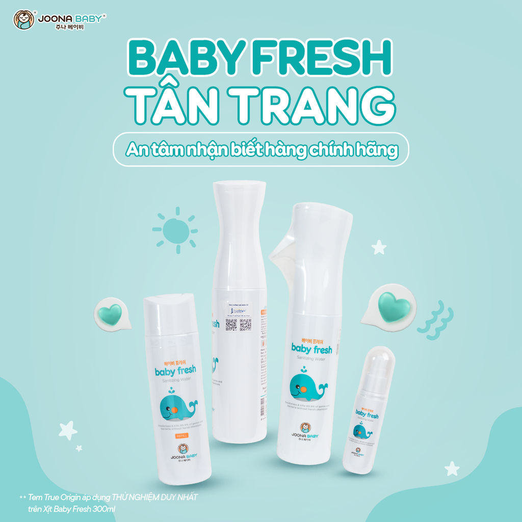 Baby Fresh tân trang: An tâm nhận biết hàng chính hãng – Joona Baby