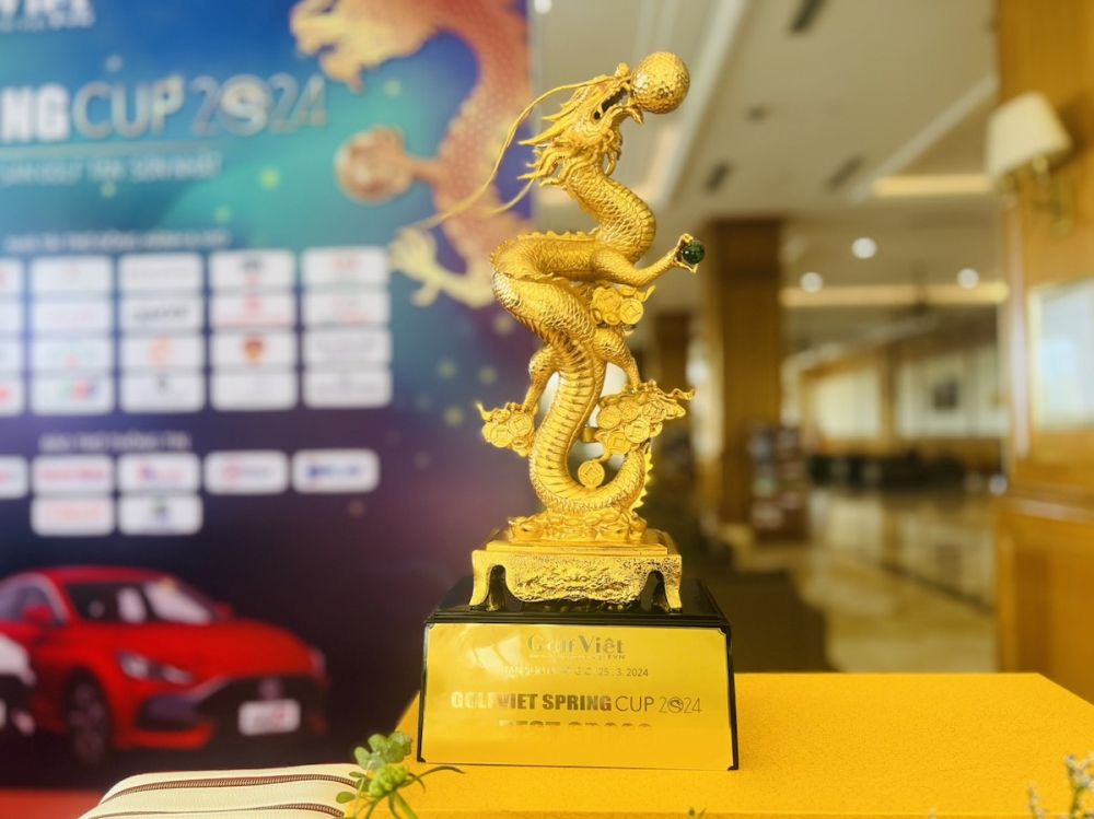 Cúp Rồng vàng của giải GolfViet Spring Cup 2024 được chế tác như thế n – Golden Gift Việt Nam
