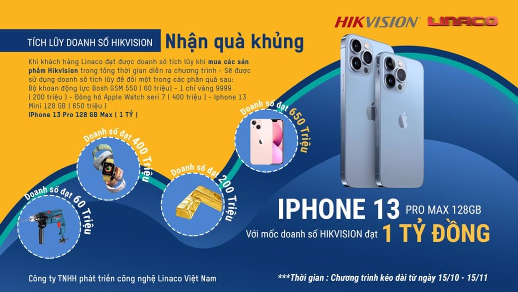 [LINACO-HIKVISION] TÍCH LŨY DOANH SỐ HIKVISION - NHẬN QUÀ KHỦNG – Linaco