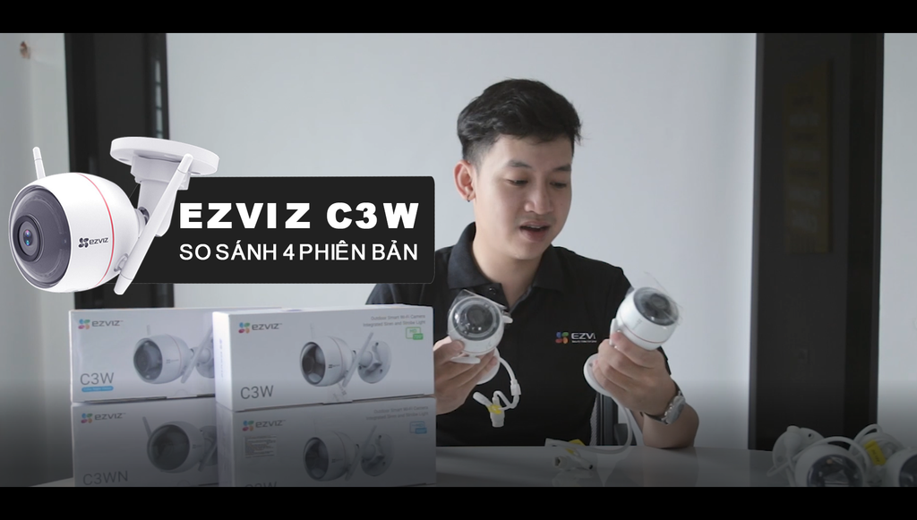 Camera an ninh ngoài trời EZVIZ C3W - So sánh phiên bản C3W 1MP/ C3W 2 ...