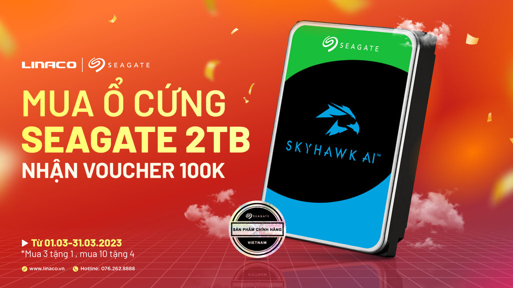 📣📣📣 MUA Ổ CỨNG #SEAGATE - NHẬN NGAY THẺ NHỚ #HIKVISION 💯💯 – Linaco