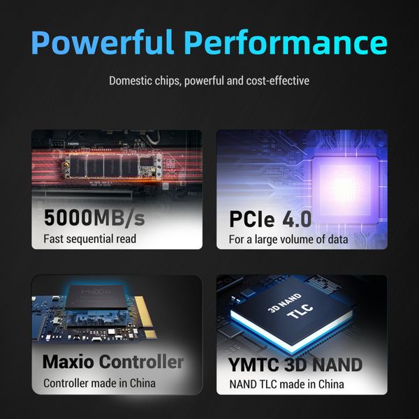 Ổ CỨNG KINGBANK KP260 SSD M.2 PCIe Gen 4 - 2TB PLUS – Linaco