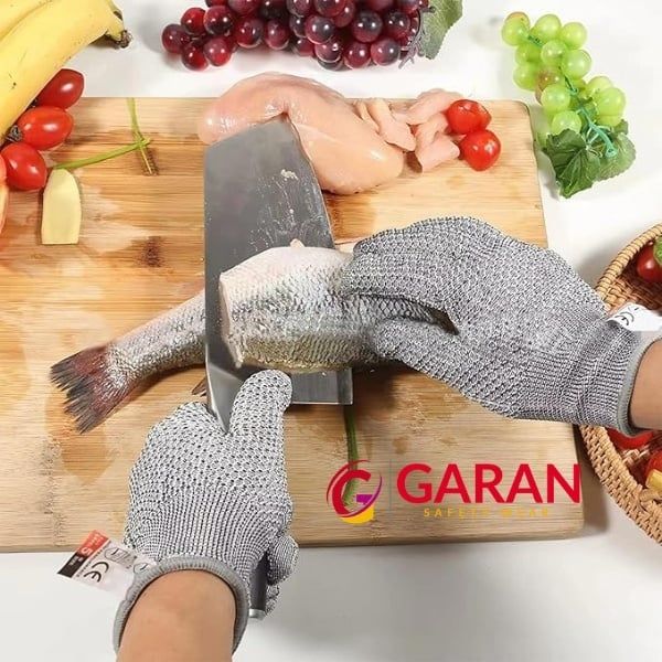Bao Tay Chống Cắt Cấp Độ 5 HPPE Đạt Tiêu Chuẩn EN388 – Bảo Hộ GARAN