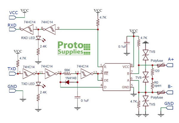 Giao tiếp RS485 với tính năng Auto Direction ,Modbus Cho Arduino ,ESP ...