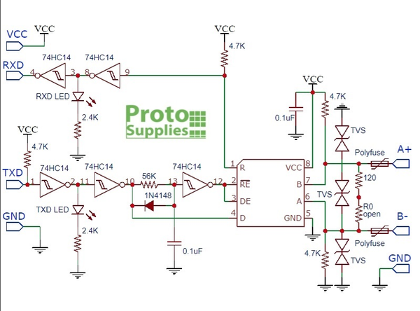 RS485 Modbus Cho Arduino ,ESP32,STM32 – Linh Kiện Điện tử HdShop