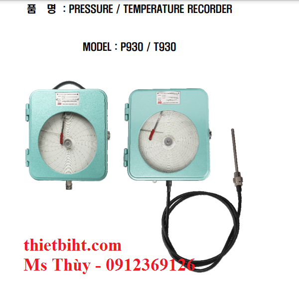 Máy ghi biểu đồ áp suất P930 (Chart recorder P930) - Wise Hàn Quốc ...