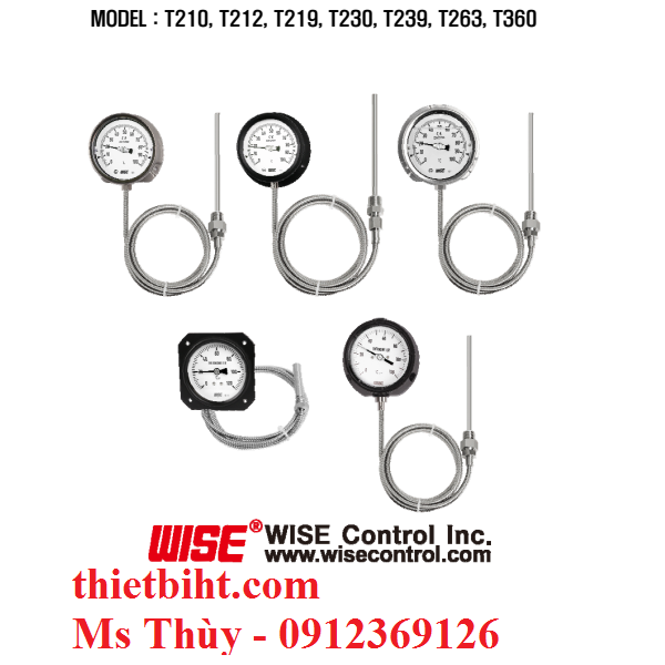 Đồng hồ nhiệt độ dạng dây Wise Hàn Quốc – thietbiht