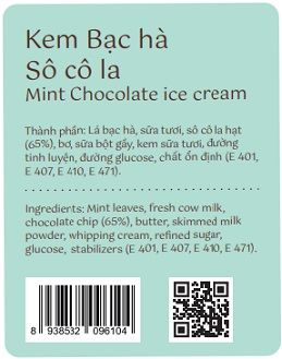 Kem Bạc hà sô cô la - Mint Chocolat ice cream - Laciôté ice cream ...