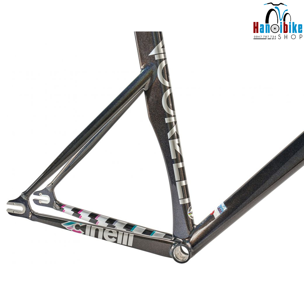 Khung xe đạp Fixed Gear Cinelli Vigorelli càng carbon siêu nhẹ – Hanoibike shop