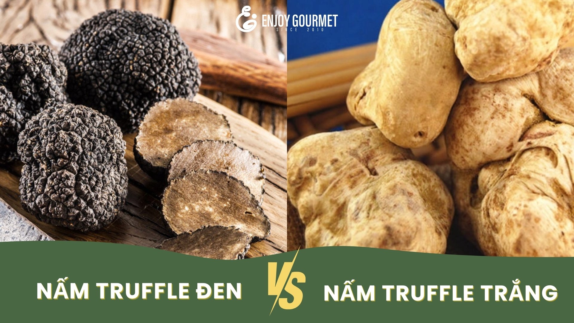 So Sánh Truffle Đen và Truffle Trắng - Điểm nổi bật của 2 loại nấm này ...