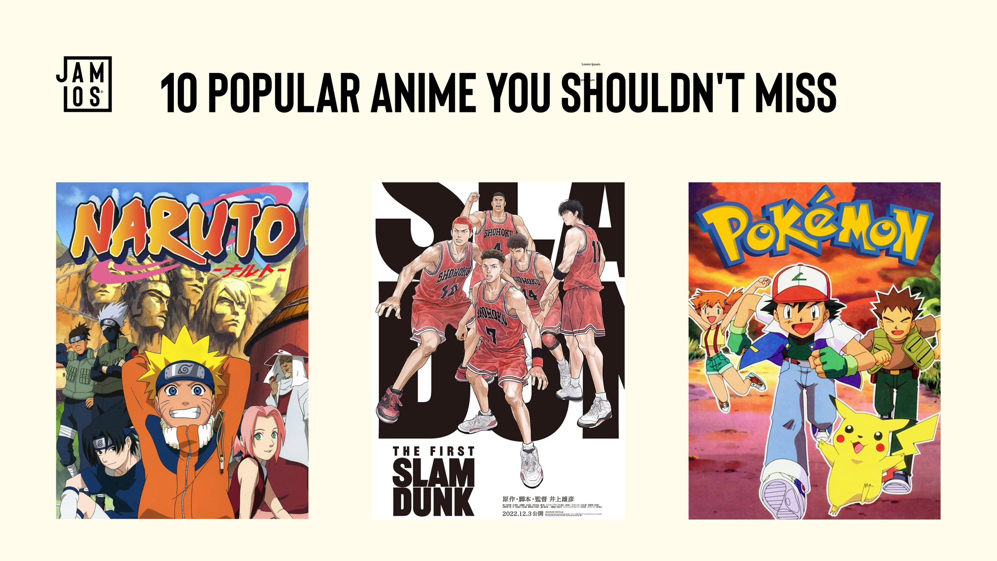 10 popular anime you shouldn't miss – Jamlos