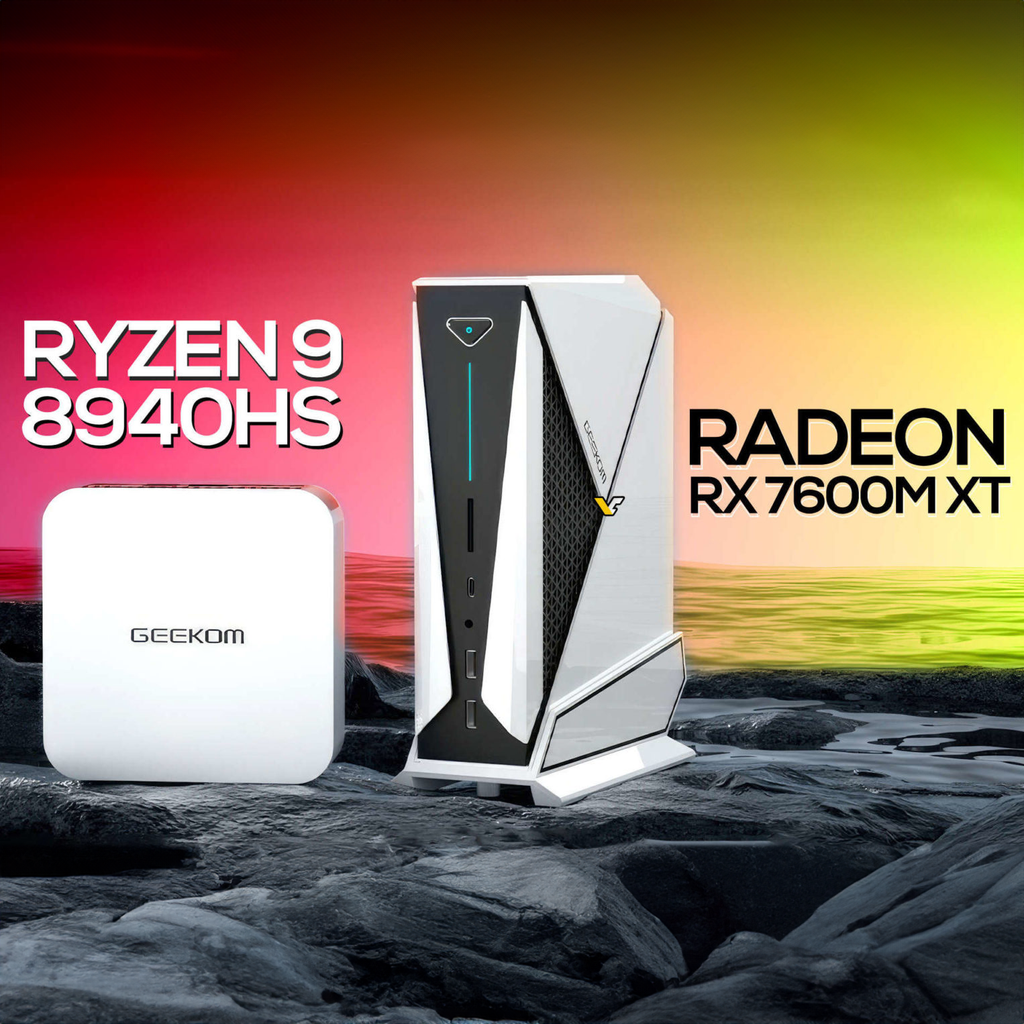 Geekom Gaming Mini-PC với Ryzen 9 8940H và Radeon RX 7600M XT được côn ...