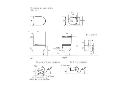 Bồn cầu 2 khối KOHLER ODEON UP K-76173K-0 | RITAVÕ chính hãng