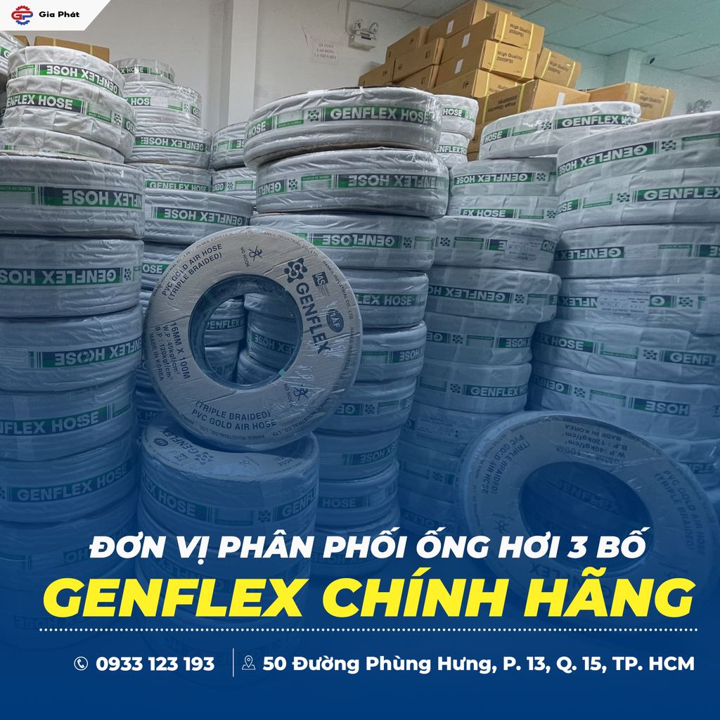 # 3+ Lưu Ý Sử Dụng Ống Hơi Cao ÁP (3 Bố) Genflex Đảm Bảo An Toàn Cửa hàng Gia Phát