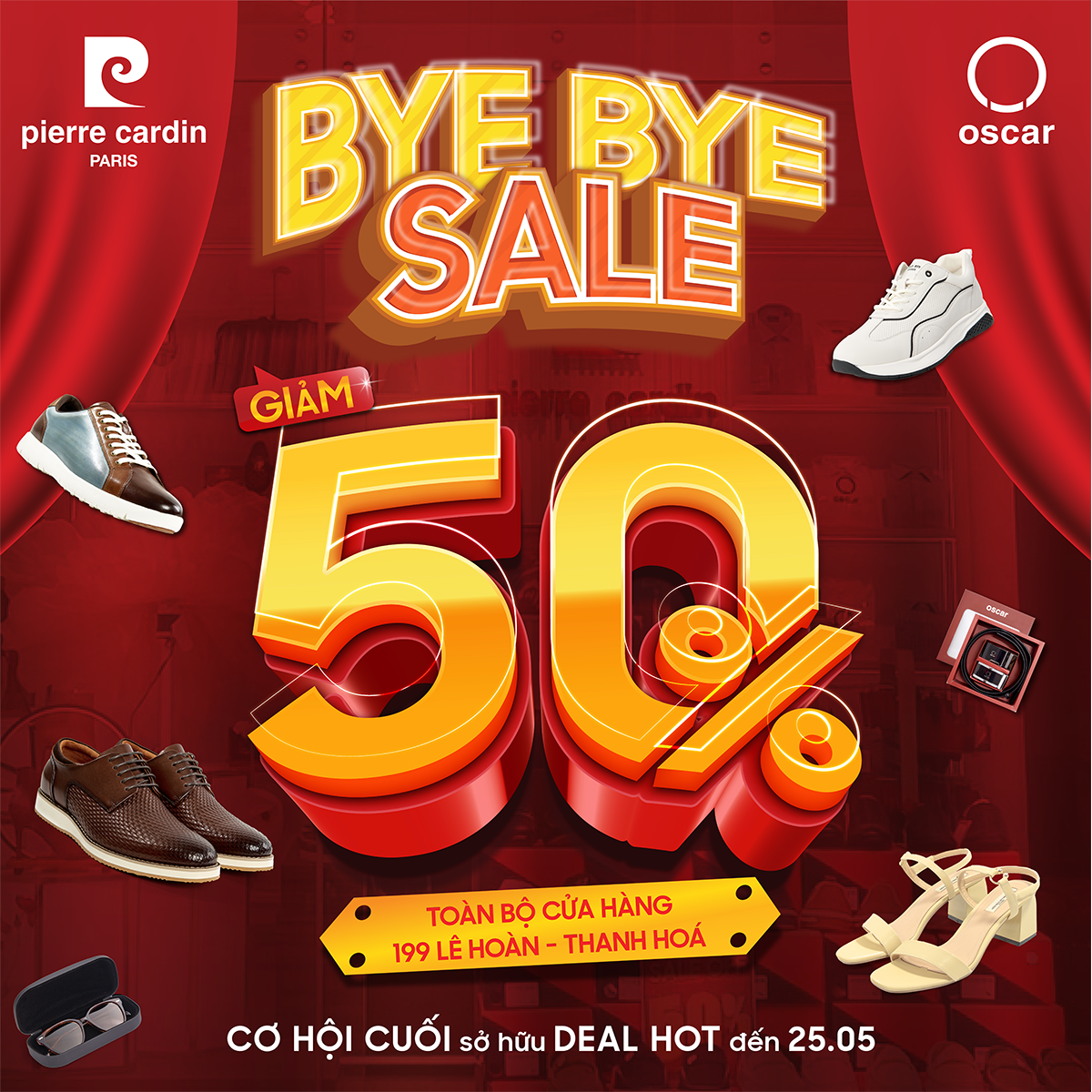 ️ SỐC DUY NHẤT CHỈ 2 NGÀY - BYE BYE SALE GIẢM 50% TOÀN BỘ SẢN PHẨM – pierrecardinshoes.vn