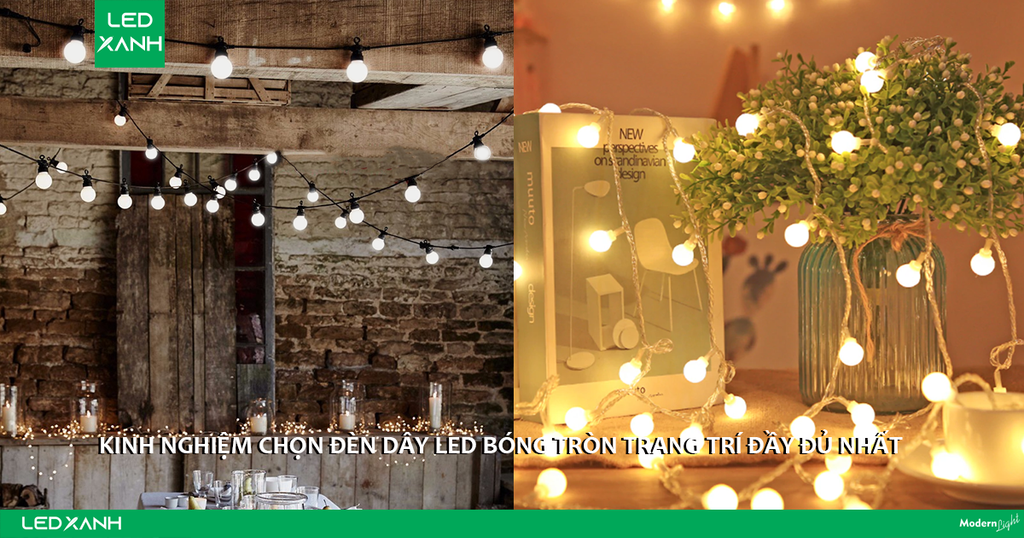 Hướng dẫn cách treo đèn led trang trí cây Đơn giản và dễ dàng
