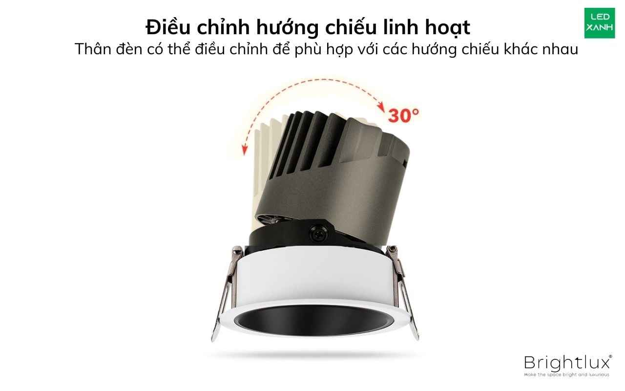 Đèn LED âm trần rọi X7 - BrightLux
