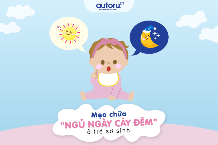 Con ngủ ngày thức đêm phải làm sao? Đây là giải pháp cho mẹ