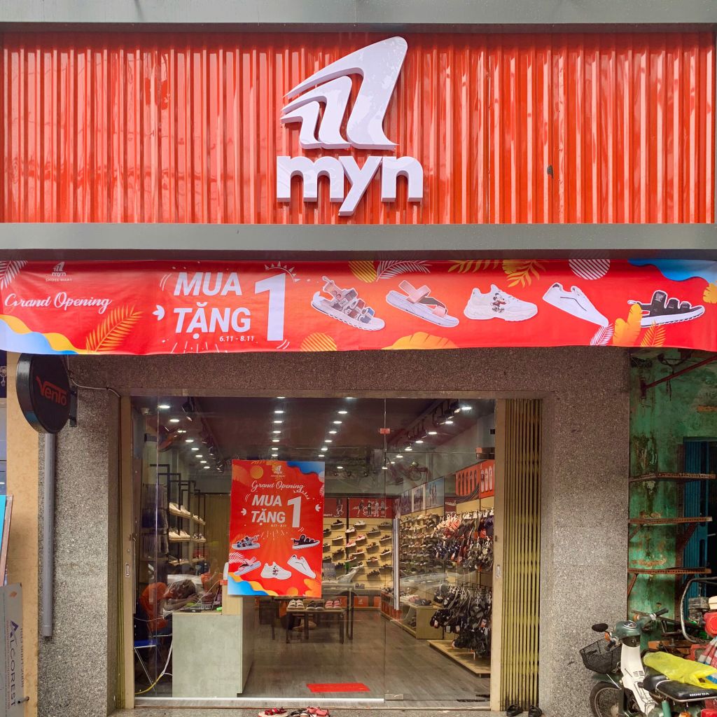 Giày Myn - Rộn ràng Khai trương Store chuyên về Giày Sandals tại Quản