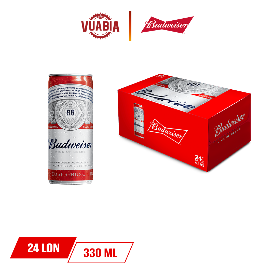 Mua Bia Budweiser Chính Hãng Với Giá Tốt Nhất - Vua Bia