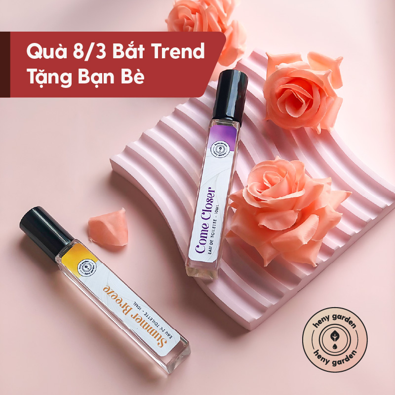 Gợi ý Những Món Quà 8/3 Bắt Trend Dành Tặng Cho Bạn Bè Tại Heny Garden