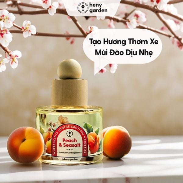 Review Nước Hoa Ô Tô Mùi Đào Thanh Dịu Ngọt Nhẹ Từ Heny Garden