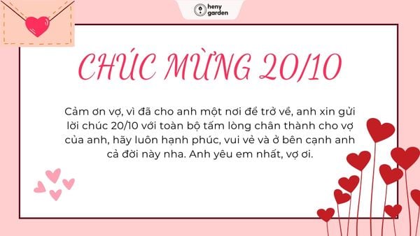 Top 99+ Thiệp Chúc Mừng 20/10 Cho Vợ Đẹp Nhất | Xem Ngay