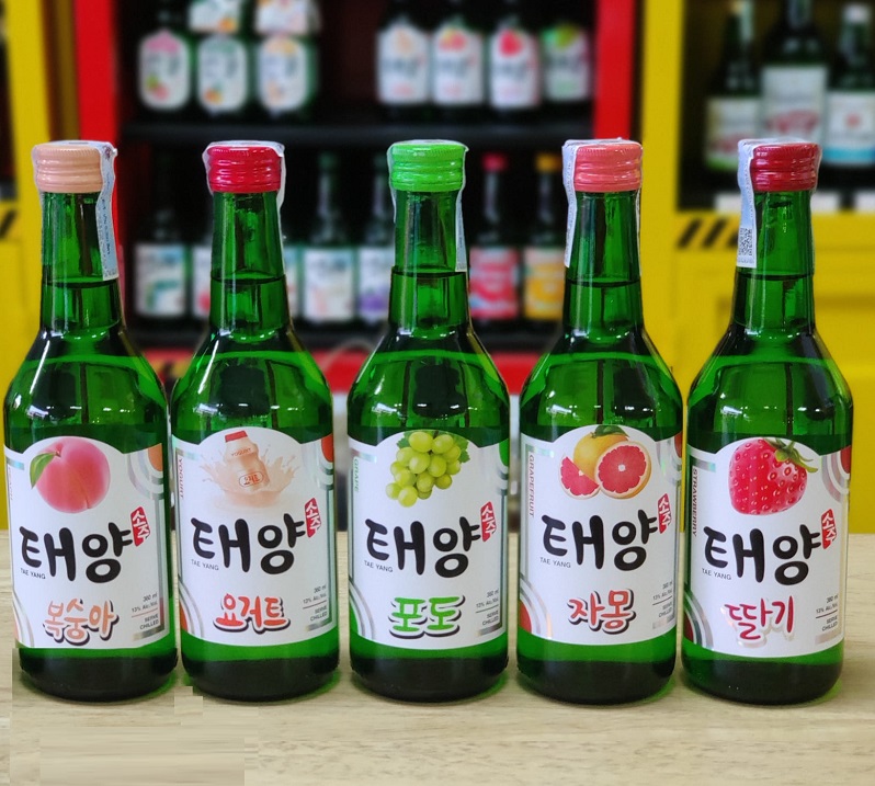Rượu Soju Tae Yang: 5 vị trái cây hấp dẫn, lựa chọn hoàn hảo cho ngày ...