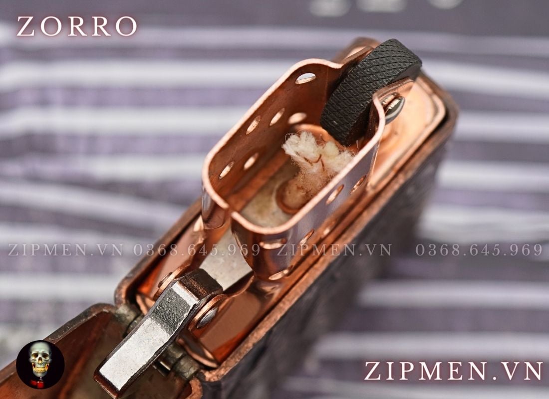 Bật lửa zorro đồng đỏ gõ búa siêu dày Harley Davidson | Zorro giá rẻ ...