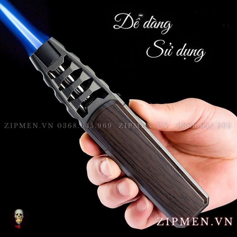 Bật lửa khò ga siêu mạnh giá rẻ| Hộp quẹt khò tiện lợi. – ZIPMEN