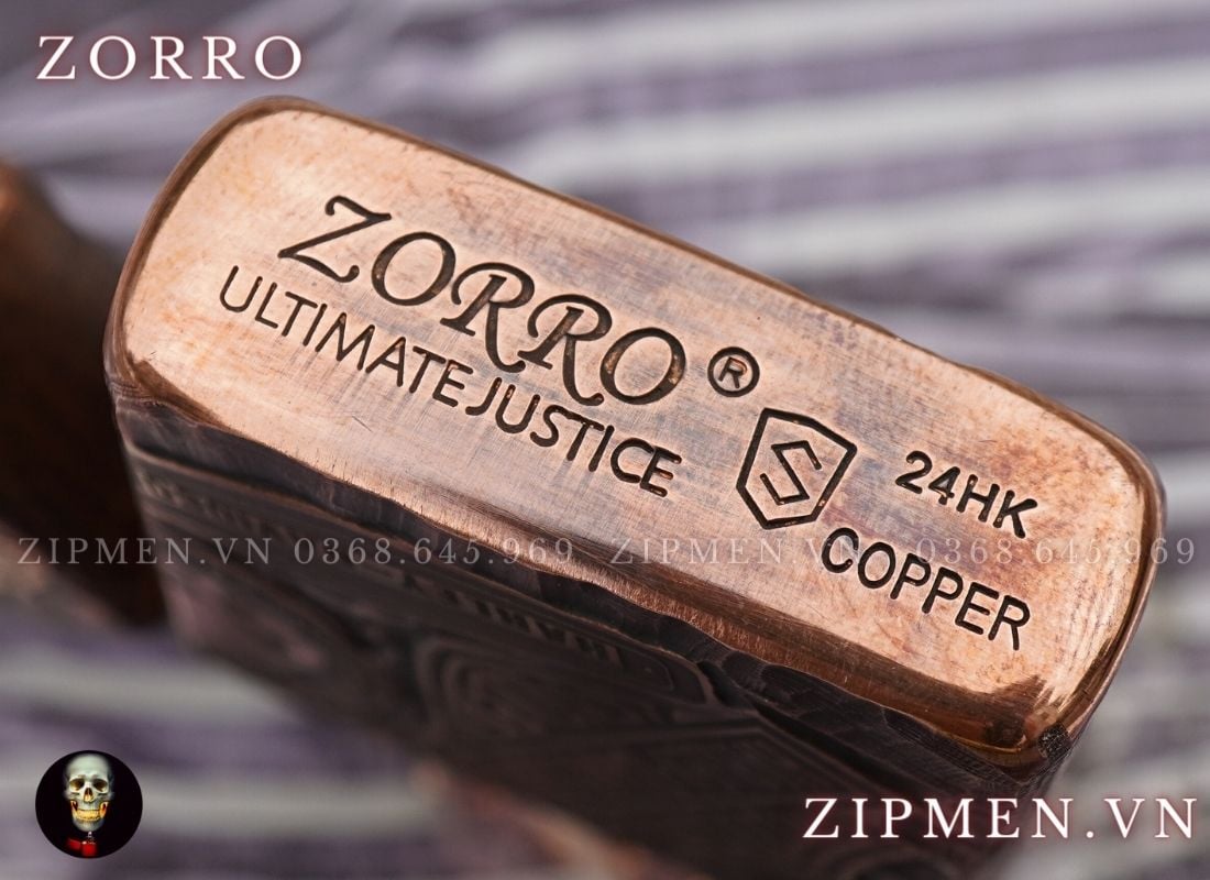 Bật lửa zorro đồng đỏ gõ búa siêu dày Harley Davidson | Zorro giá rẻ ...