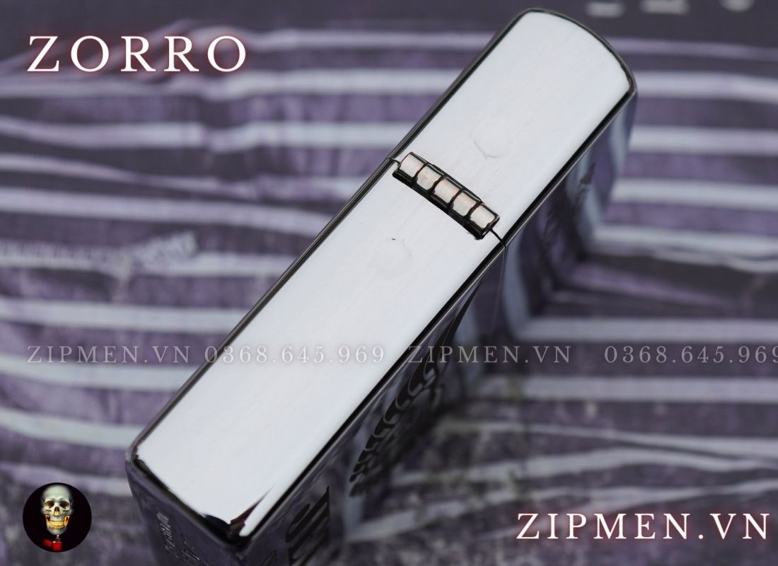 Bật lửa zorro mạ chrome hình bao thuốc Jet | Hộp quẹt giá rẻ – ZIPMEN