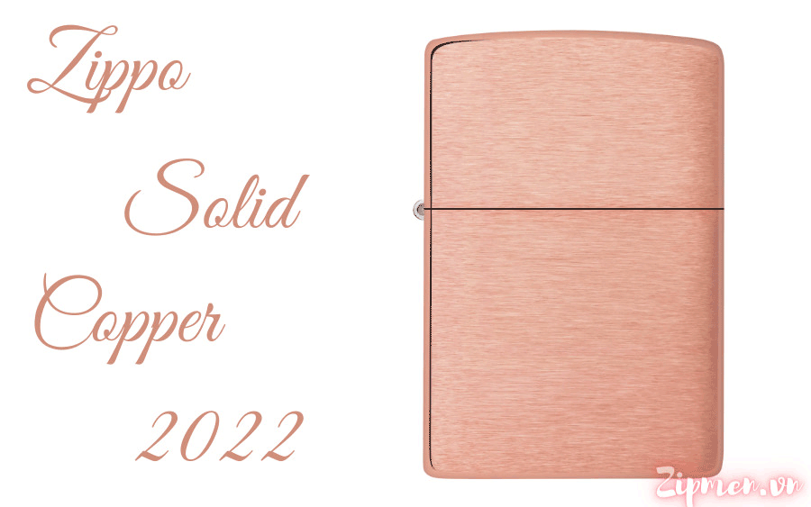 ZIPPO ĐỒNG ĐỎ COPPER CHÍNH HÃNG | ZIPPO RUỘT ĐEN CAO CẤP – ZIPMEN