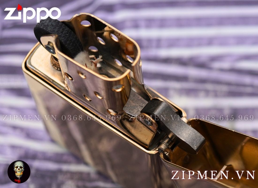 Bật lửa Zippo Armor High Polish Brass Flame | Zippo 46397 – ZIPMEN