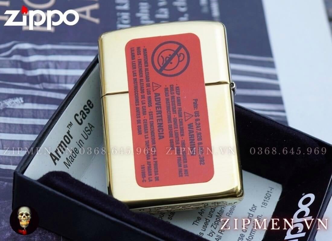 Bật lửa zippo siêu sexy hàng armor vỏ dày cao cấp – ZIPMEN