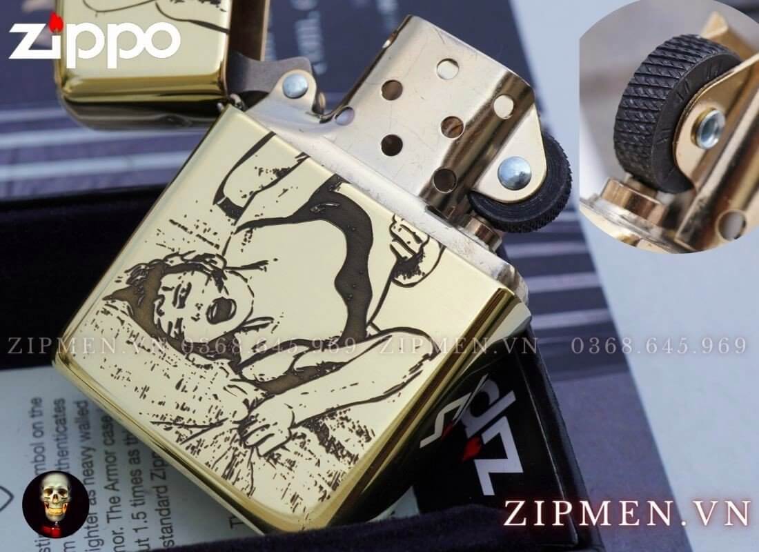 Bật lửa zippo siêu sexy hàng armor vỏ dày cao cấp – ZIPMEN