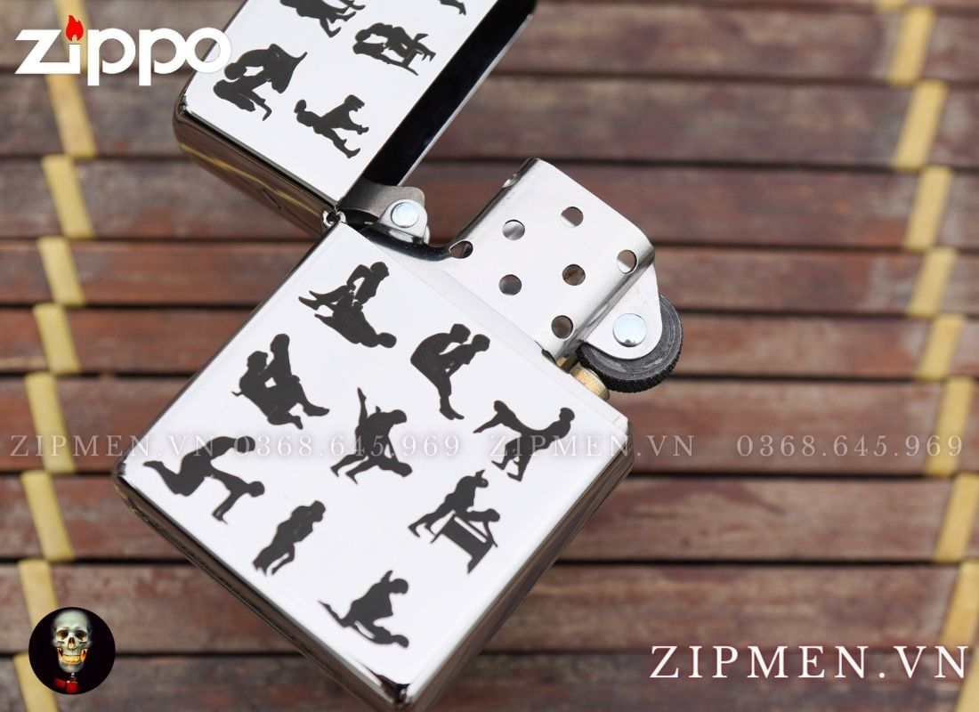 Zippo 30 tư thế yêu | zippo sexy | zippo trắng bóng | zippo chrome – ZIPMEN