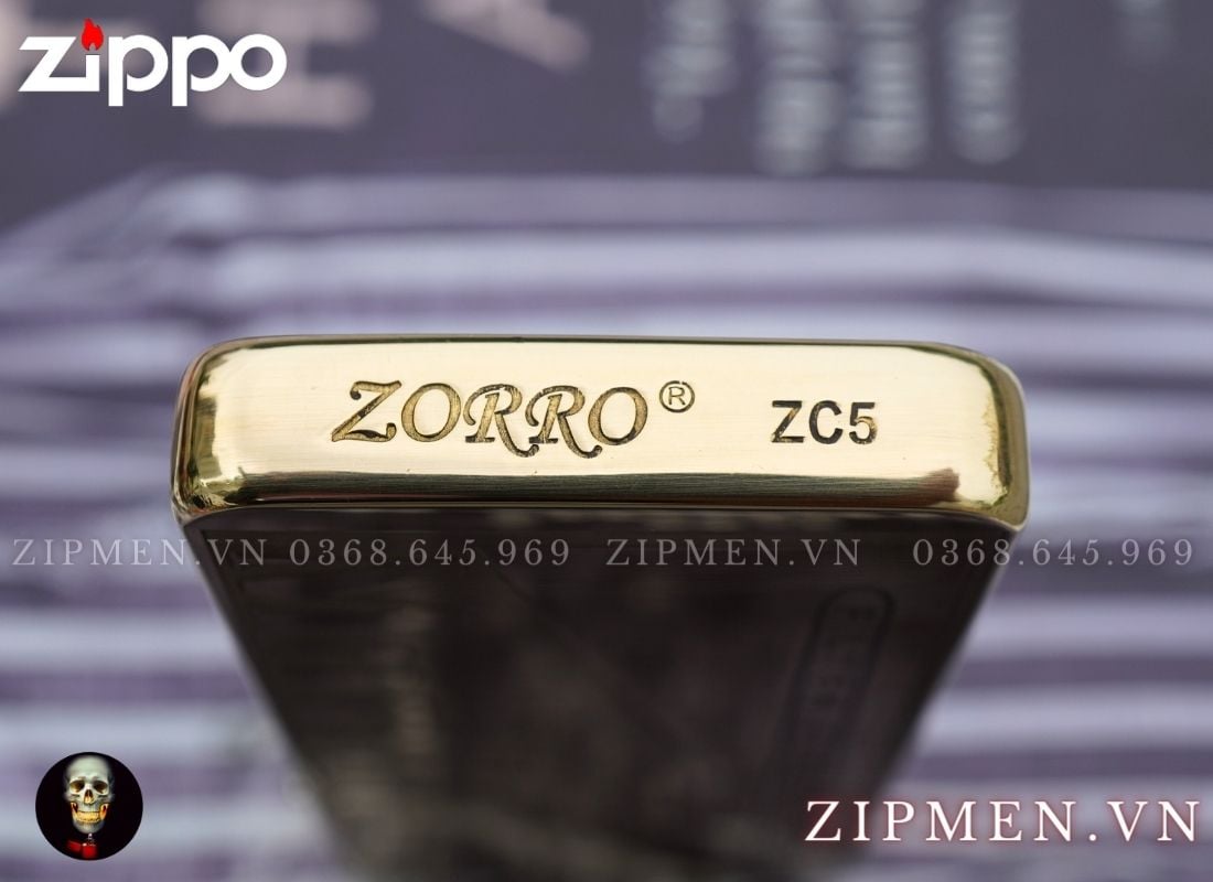 Bật lửa zorro siêu mỏng | zorro zc5 | zorro marlboro – ZIPMEN