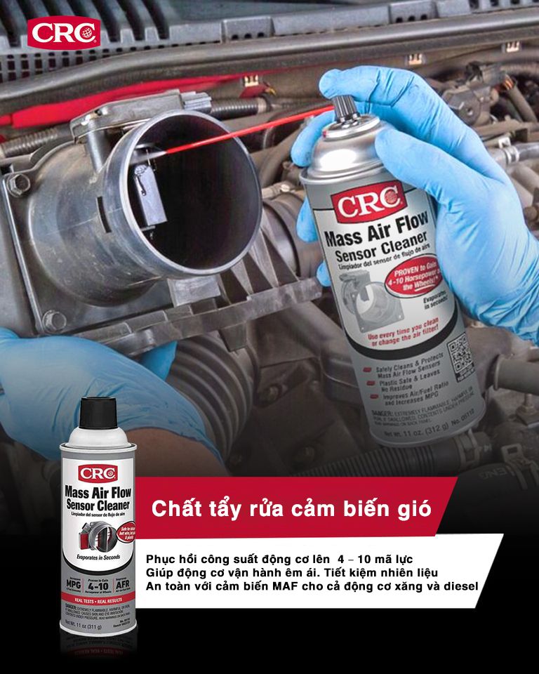 Tăng cường sức mạnh động cơ với CRC Mass Air Flow Sensor Cleaner (MAF ...
